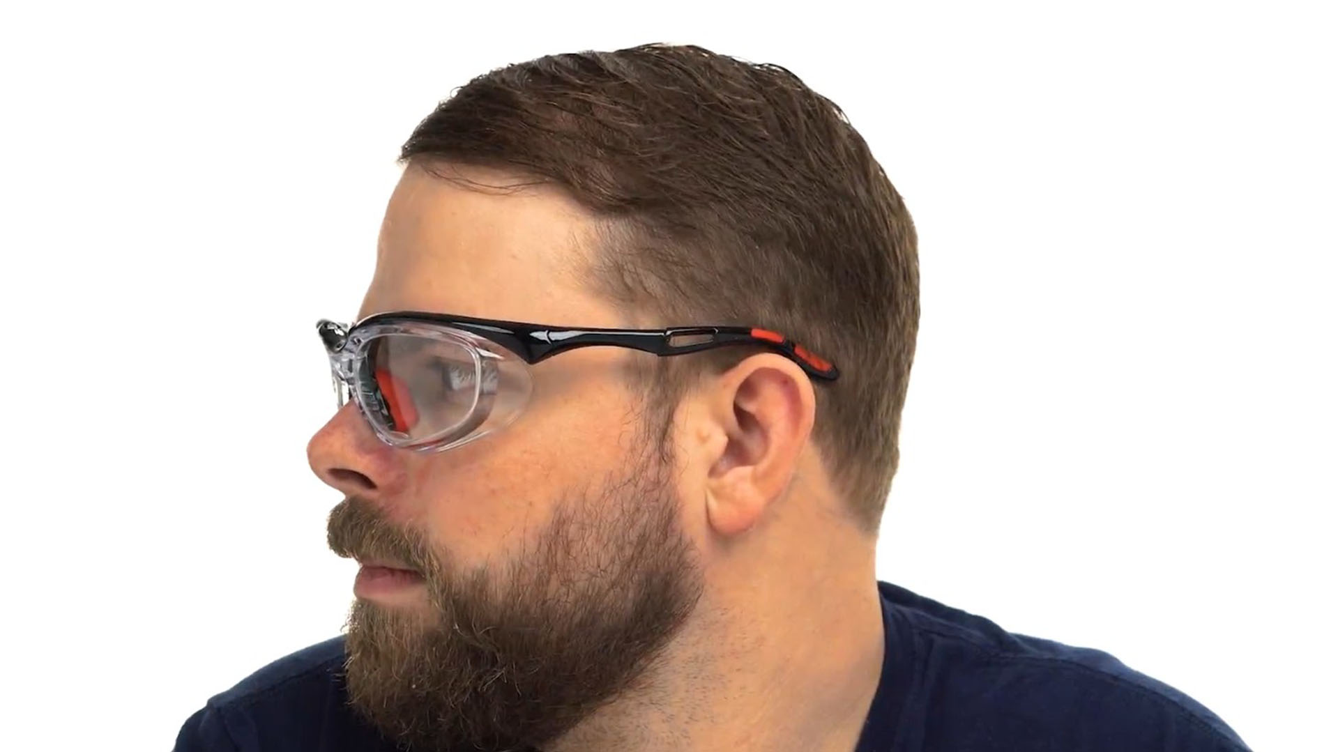 Fusion Toledo Prescription Safety Glasses Black Rx Safety Goggles